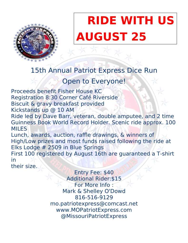 Missouri Patriot Express – Helping Military Families